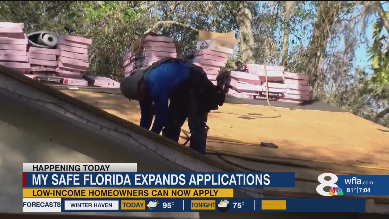 My Safe Florida Home program expands qualifications for aid – WFLA