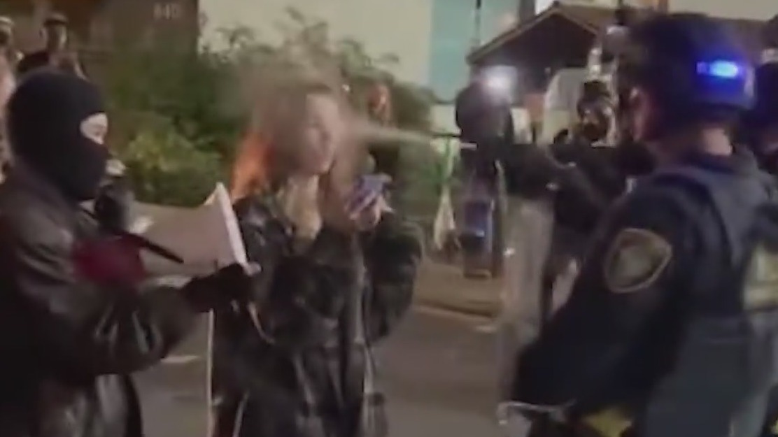 Videos appear to show federal agents pepper-spraying protesters outside ...