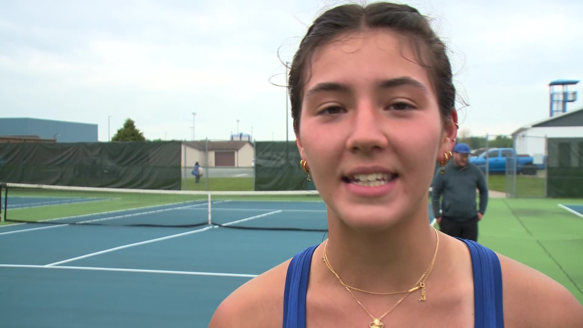Jana Beier full interview after Carroll girls tennis wins second ...