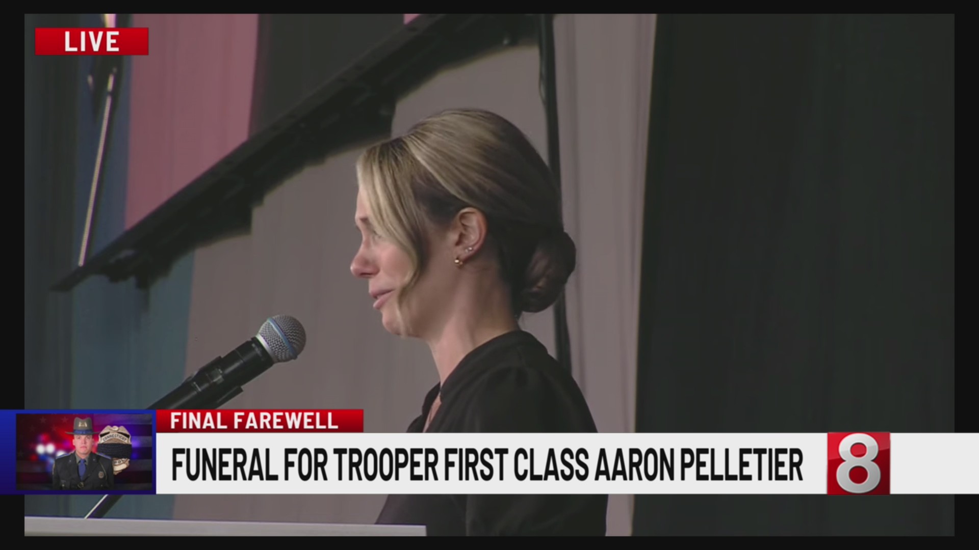 VIDEO: Widow of TFC Aaron Pelletier, Dominique Pelletier, speaks at ...