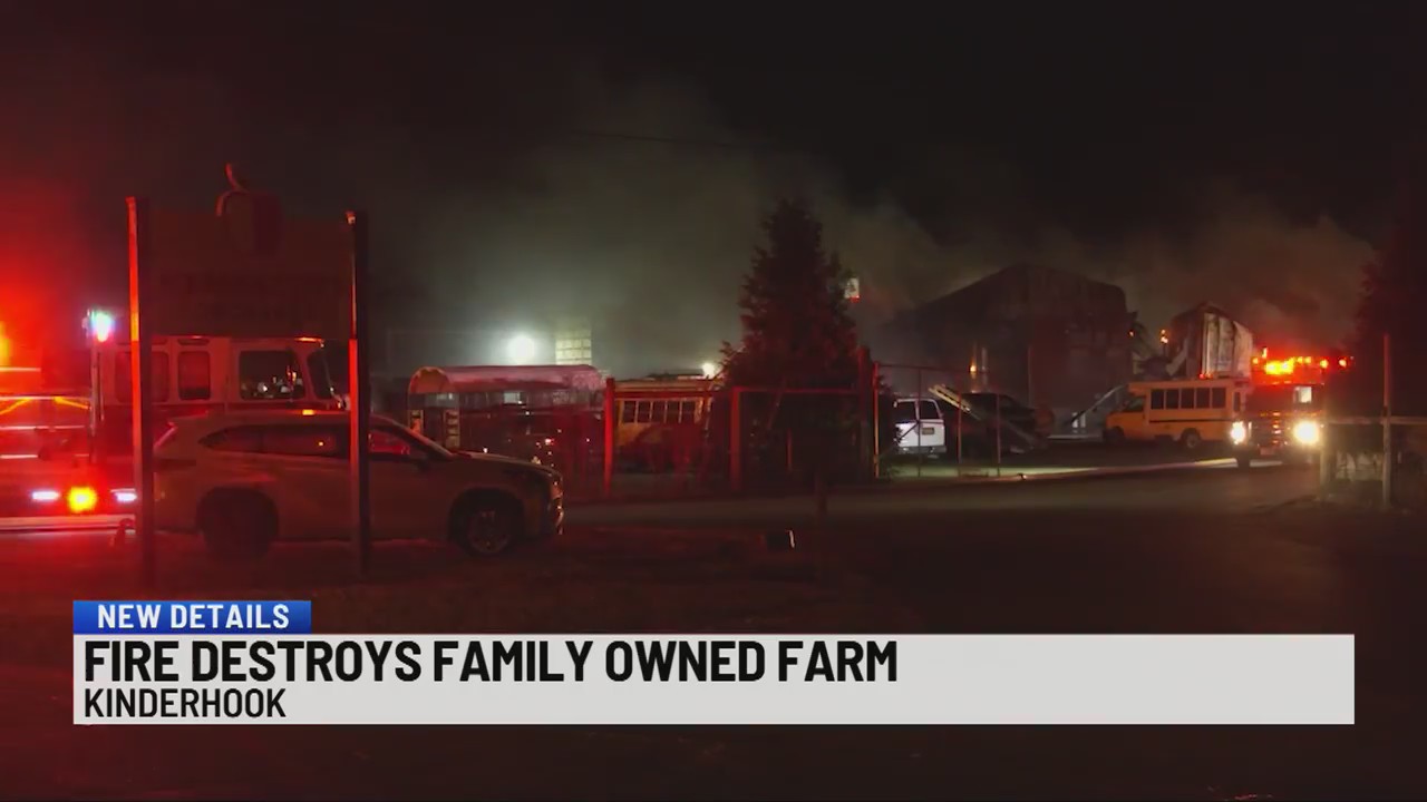 Barn on Family Farm Destroyed by Fire in Kinderhook – NEWS10 ABC