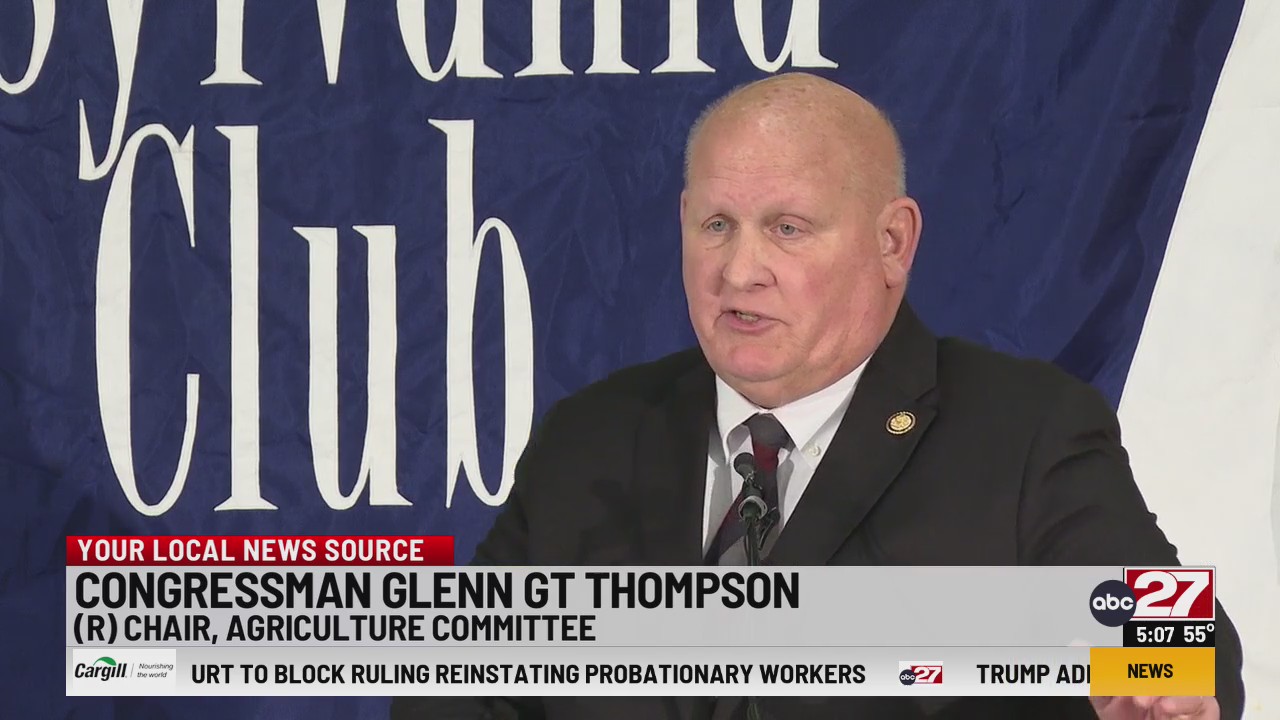 Rep. GT Thompson voices support of President Trump’s agenda, with a few ...