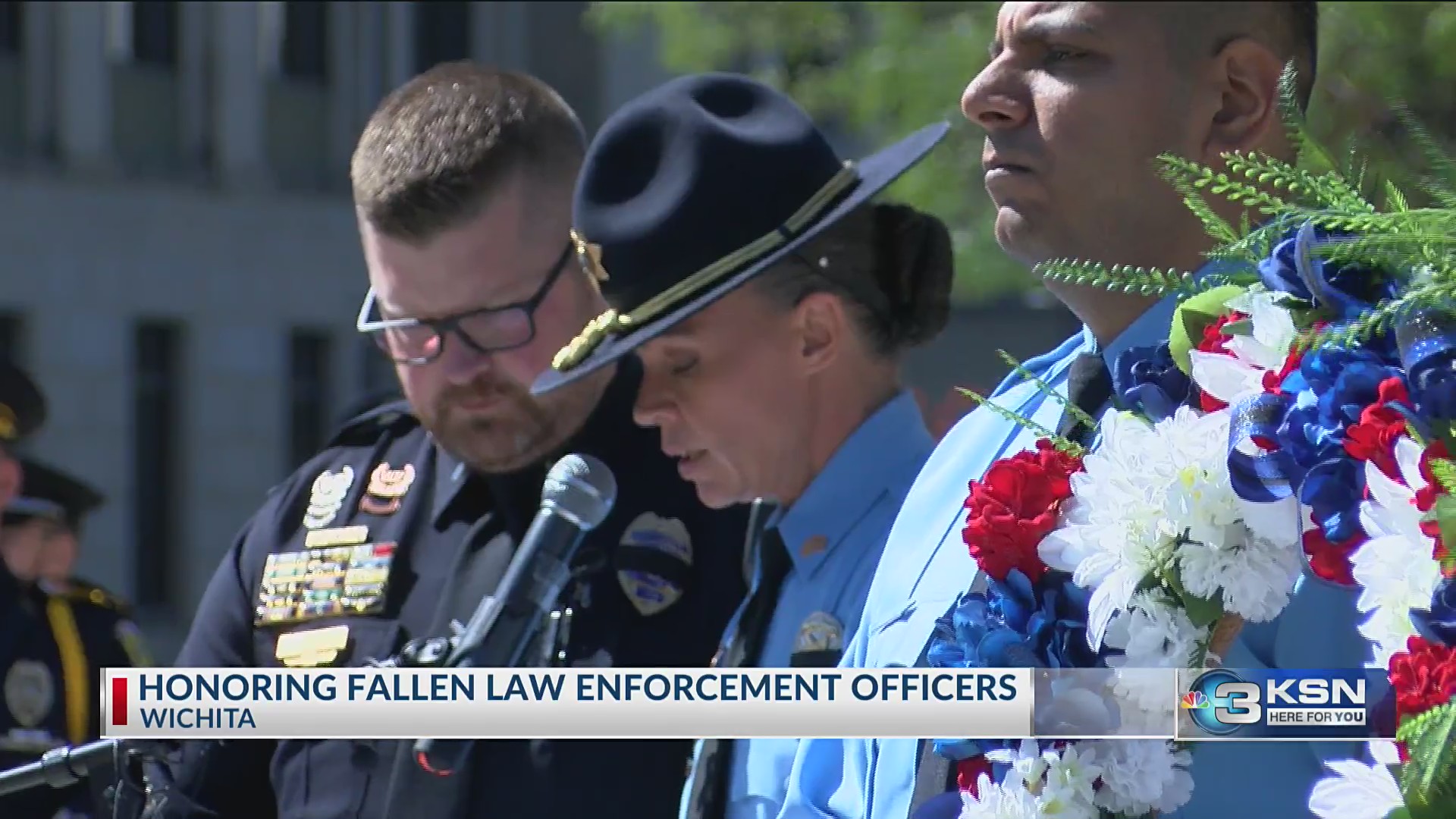 Fallen officers honored in ceremony at Law Enforcement Memorial – KSN-TV