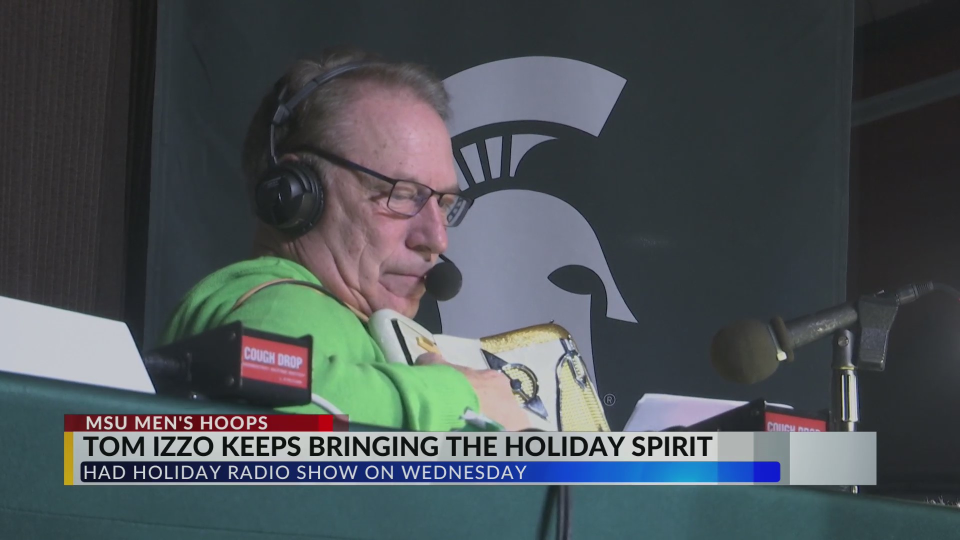 Tom Izzo breaks out the accordion for annual holiday radio show – WLNS ...