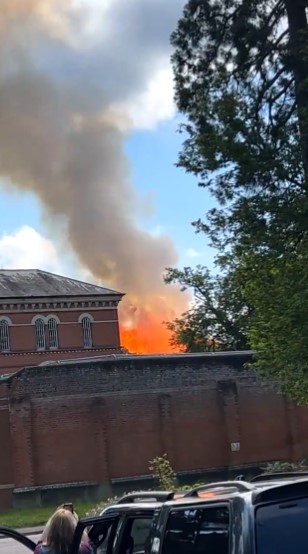 Fire at Broadmoor Psychiatric Hospital as Large Flames Seen Inside ...