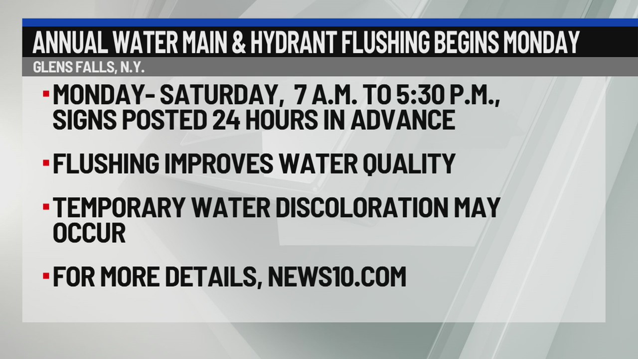 Annual water main & hydrant flushing begins Monday in Glens Falls ...