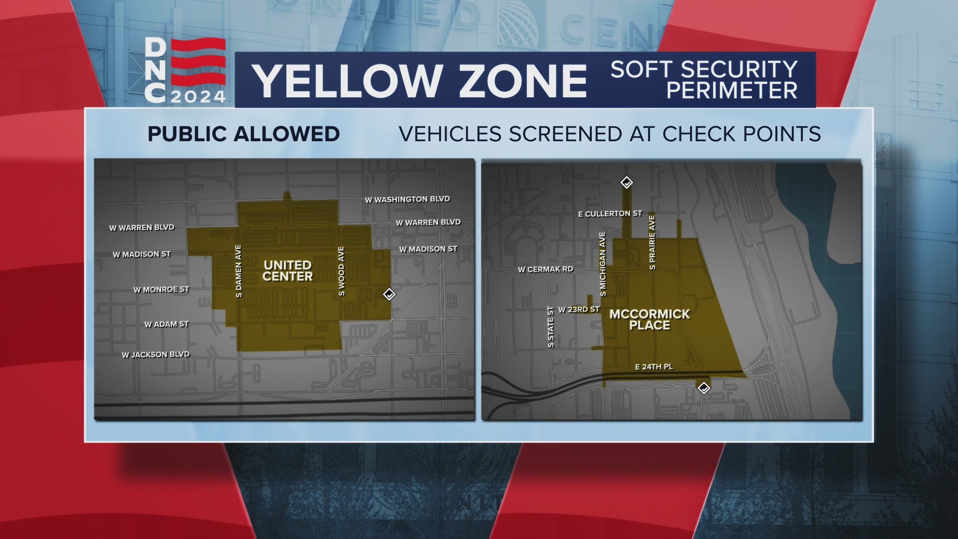 DNC 2024 security zones and protest plans: What we know – WGN-TV