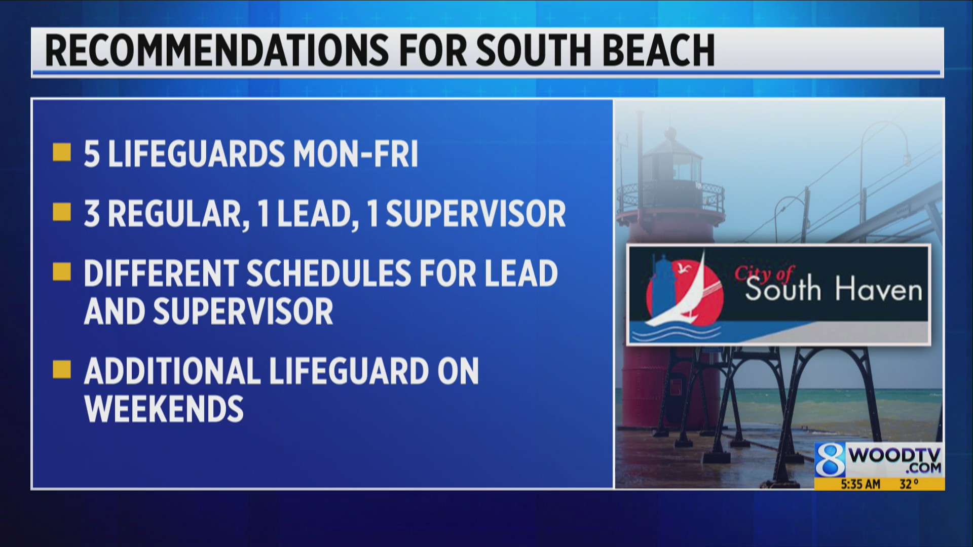 South Haven to consider lifeguard program – WOODTV.com