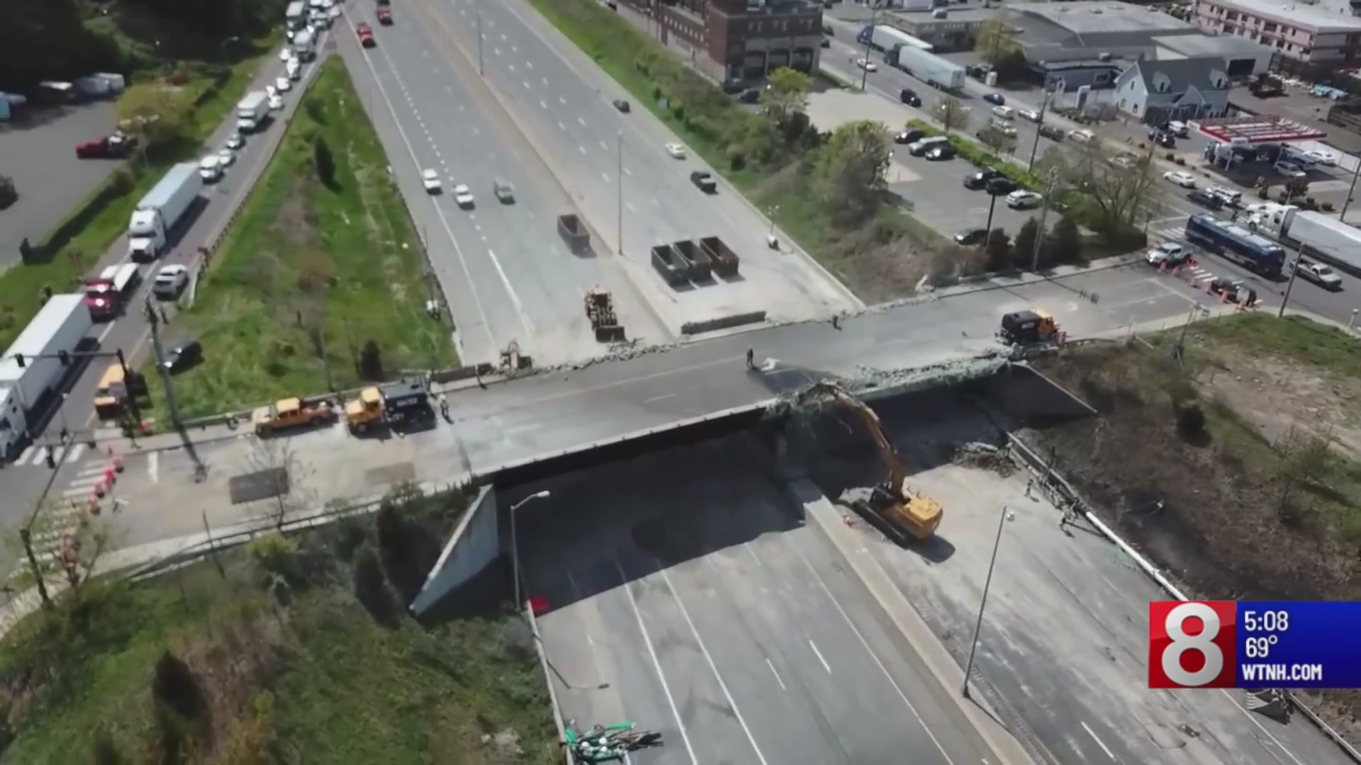 State, local officials praise CTDOT workers after demolition on I-95 in ...