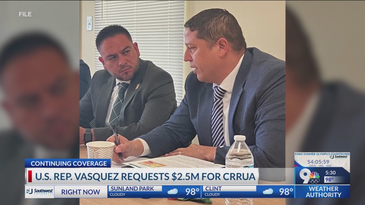 U.S. Rep. Vasquez requests $2.5M for safe drinking water – KTSM 9 News