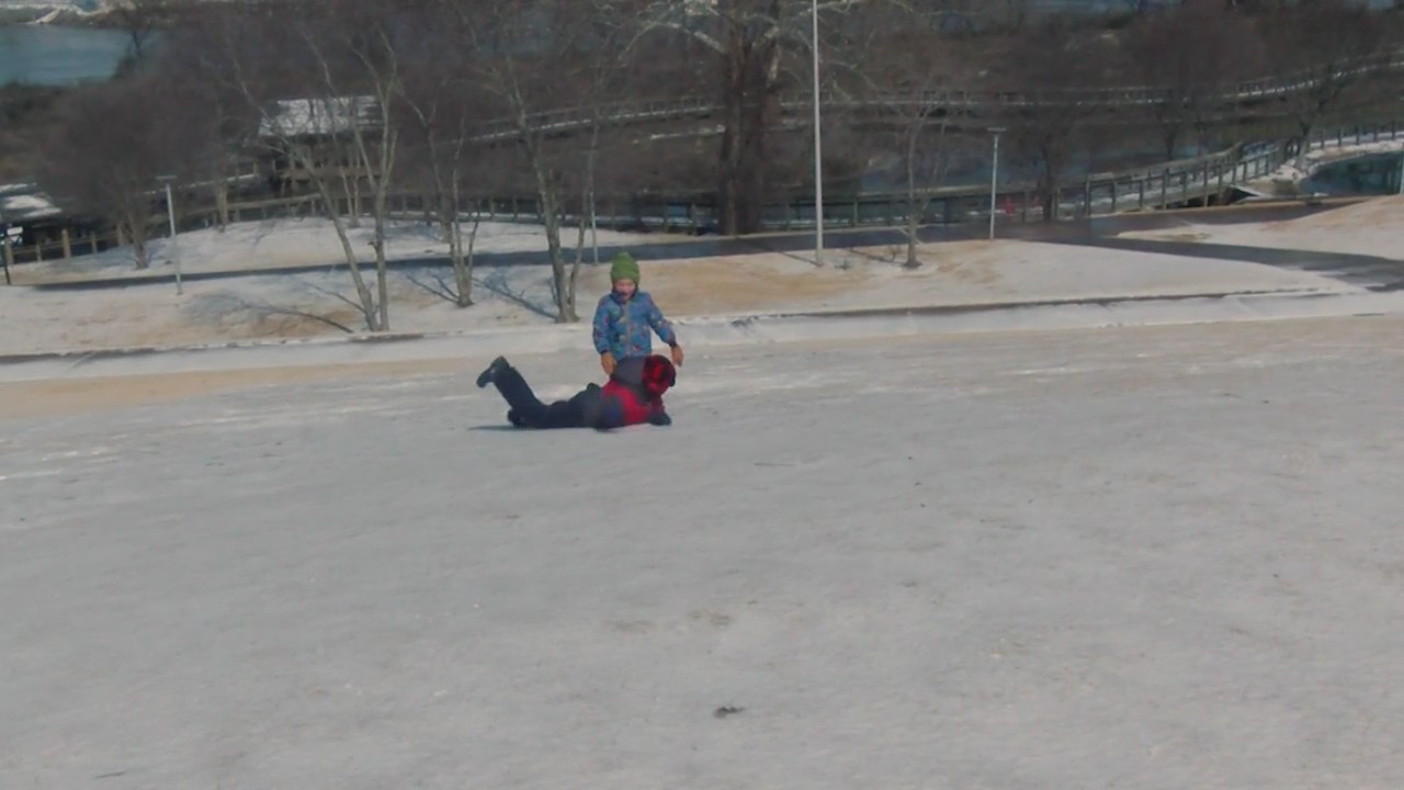 Winter weather makes good sledding conditions for central Arkansas ...