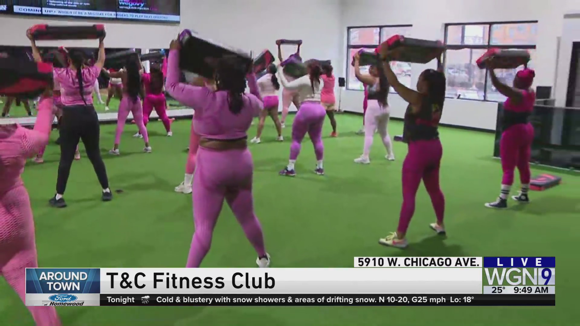 Around Town – T&C Fitness Club – WGN-TV