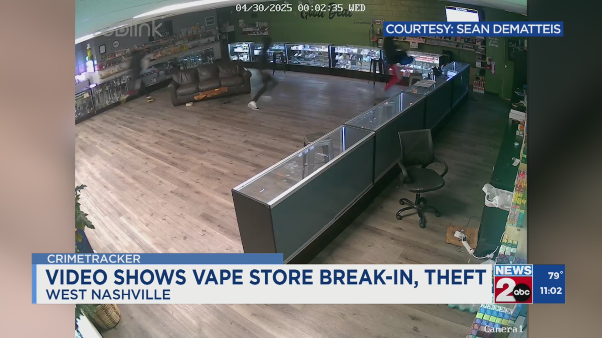 Vape store burglary caught on camera – WKRN News 2