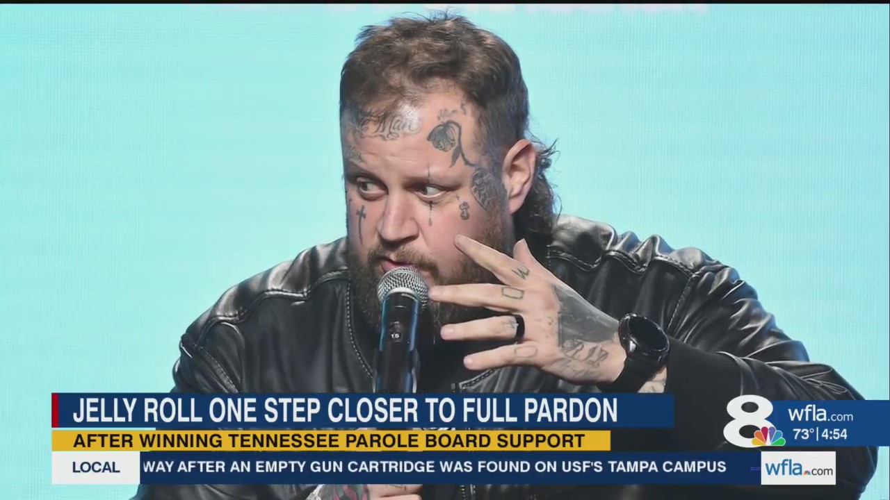 Tennessee board recommends that governor pardon country star Jelly Roll ...