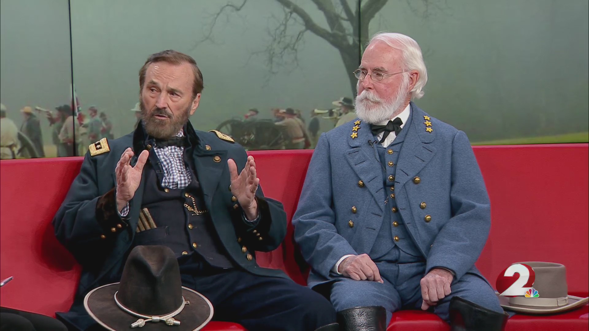 Curt Fields and Thomas Jessee talk their portrayals of Generals Ulysses S. Grant and Robert E ...