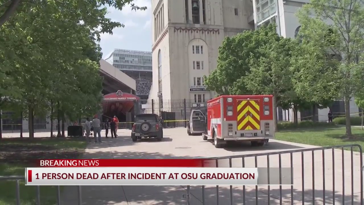 One dead after fall from Ohio Stadium stands during commencement ...