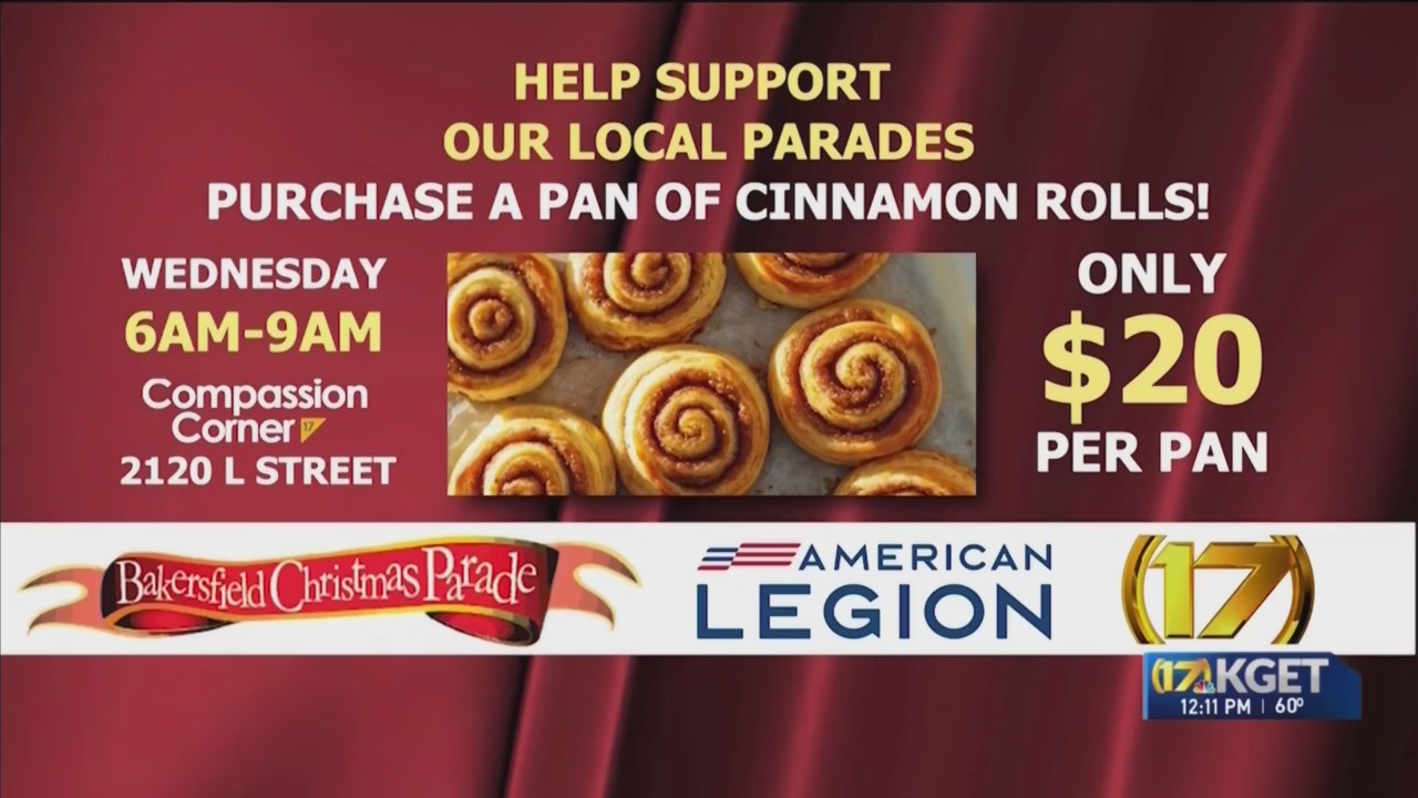 Cinnamon roll drive benefiting Kern parades to be held at Compassion ...