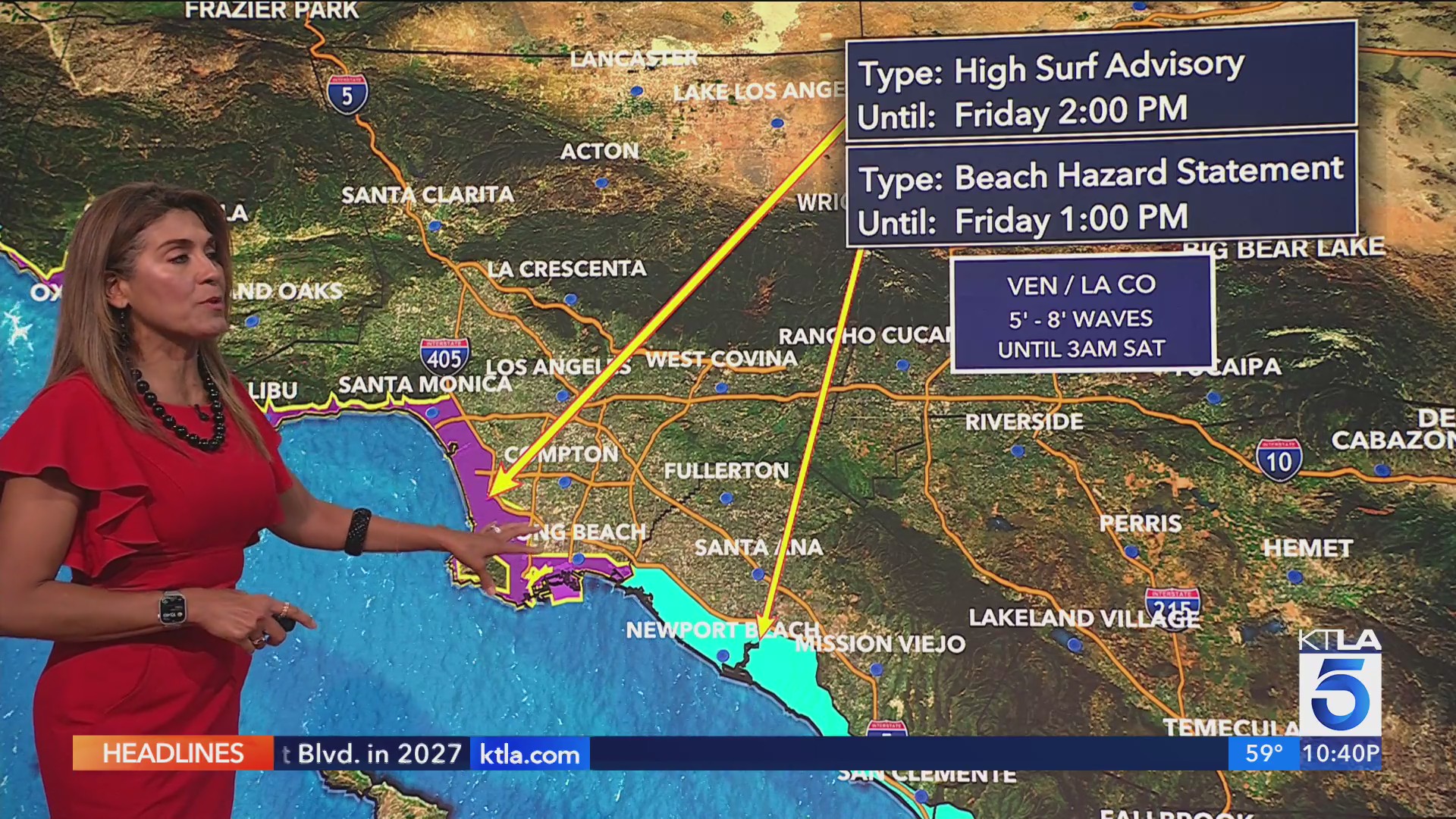 KTLA 5 News weather forecast – Wednesday Nov. 5, 2025. – KTLA