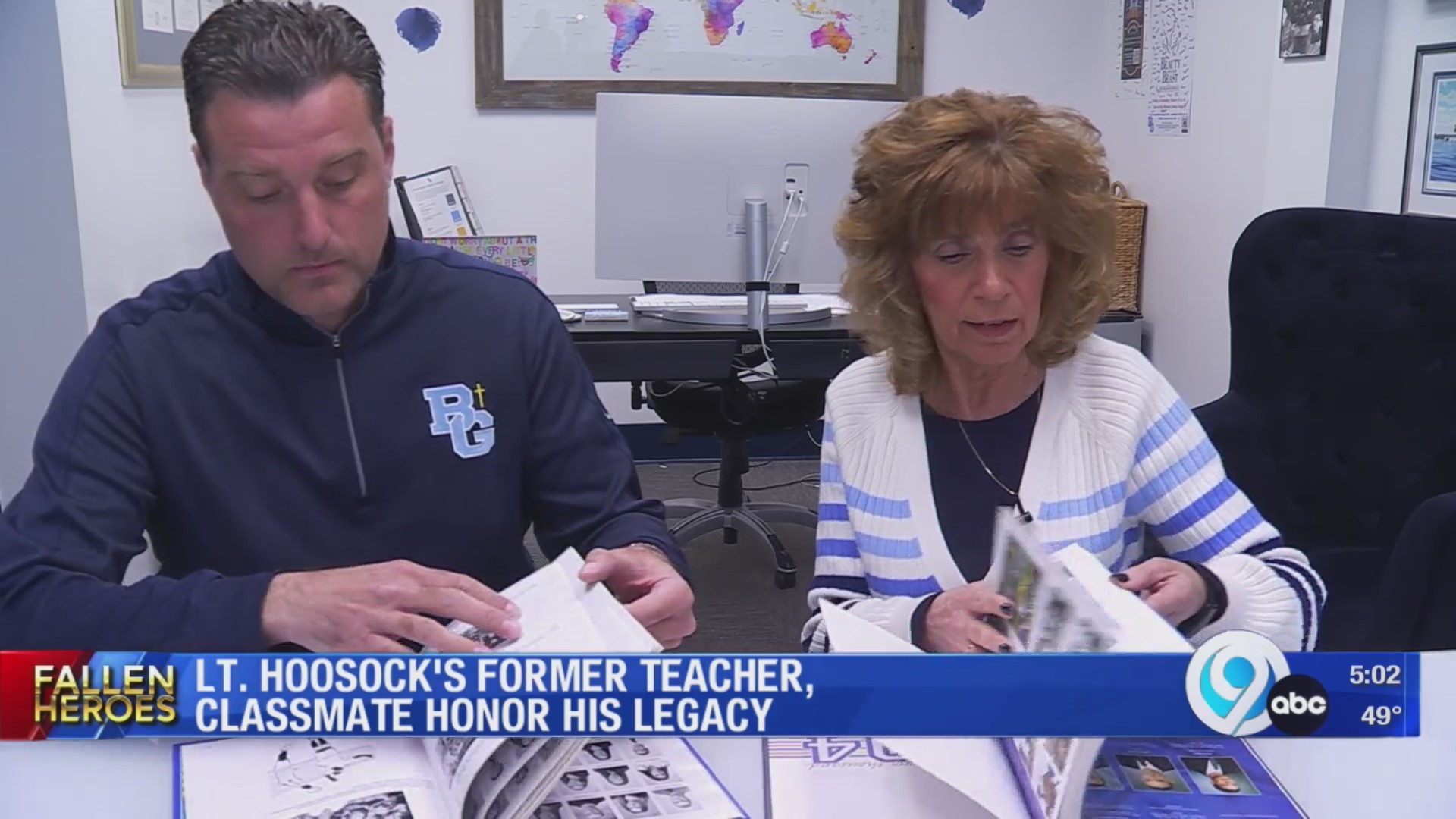 Lt. Hoosock’s former teacher and classmate honor his legacy – WWTI ...