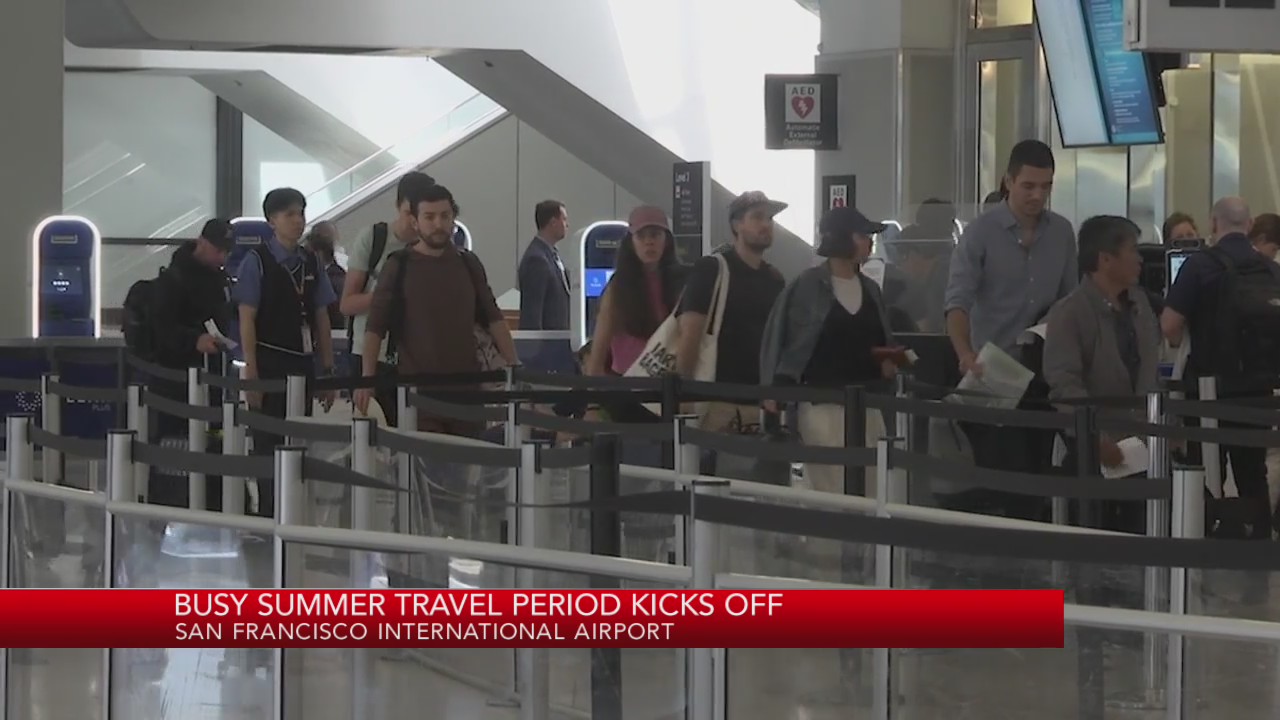 SFO’s busy summer travel period kicks off – KRON4