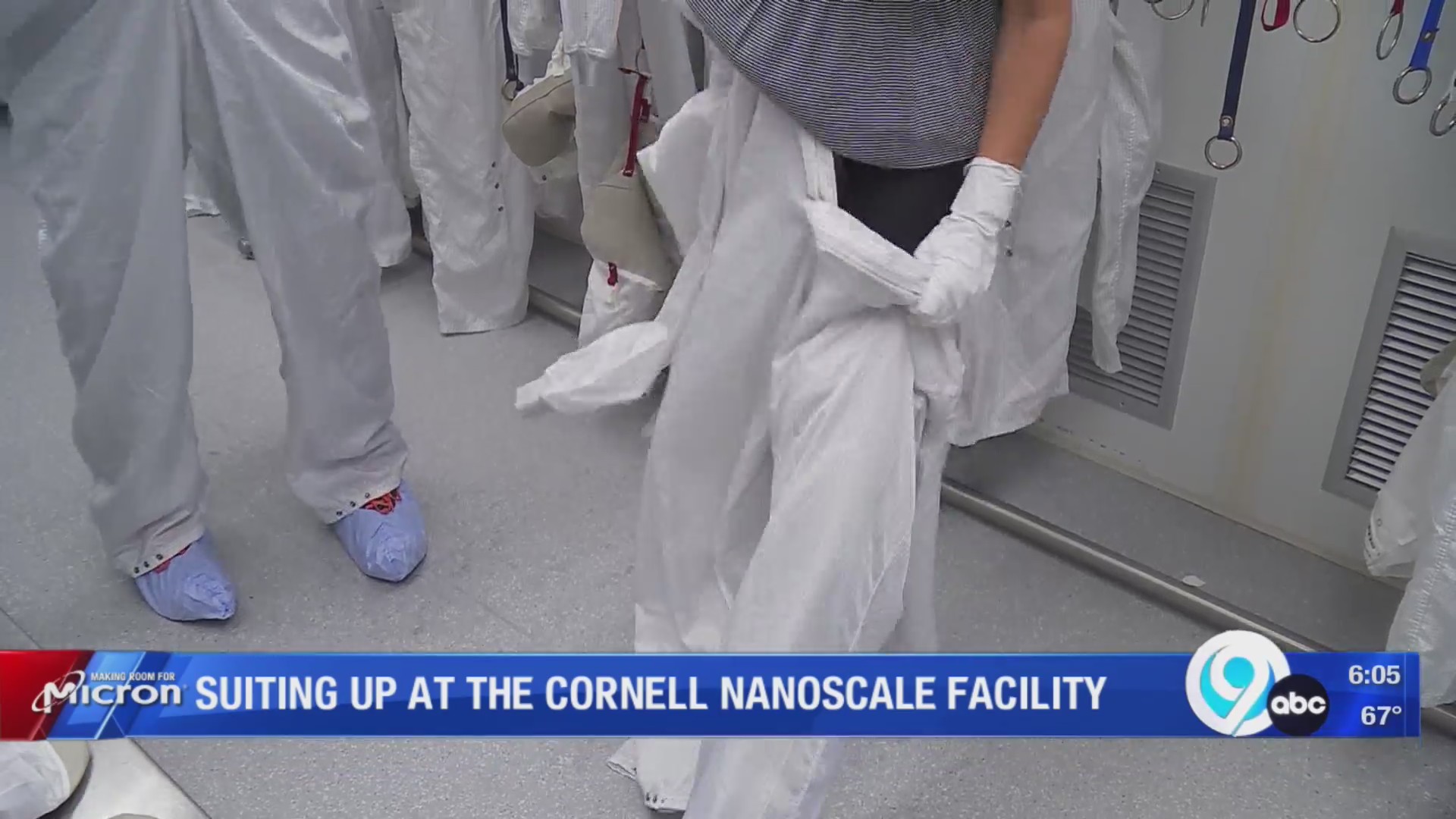 Suiting up in Cornell’s clean room – WSYR