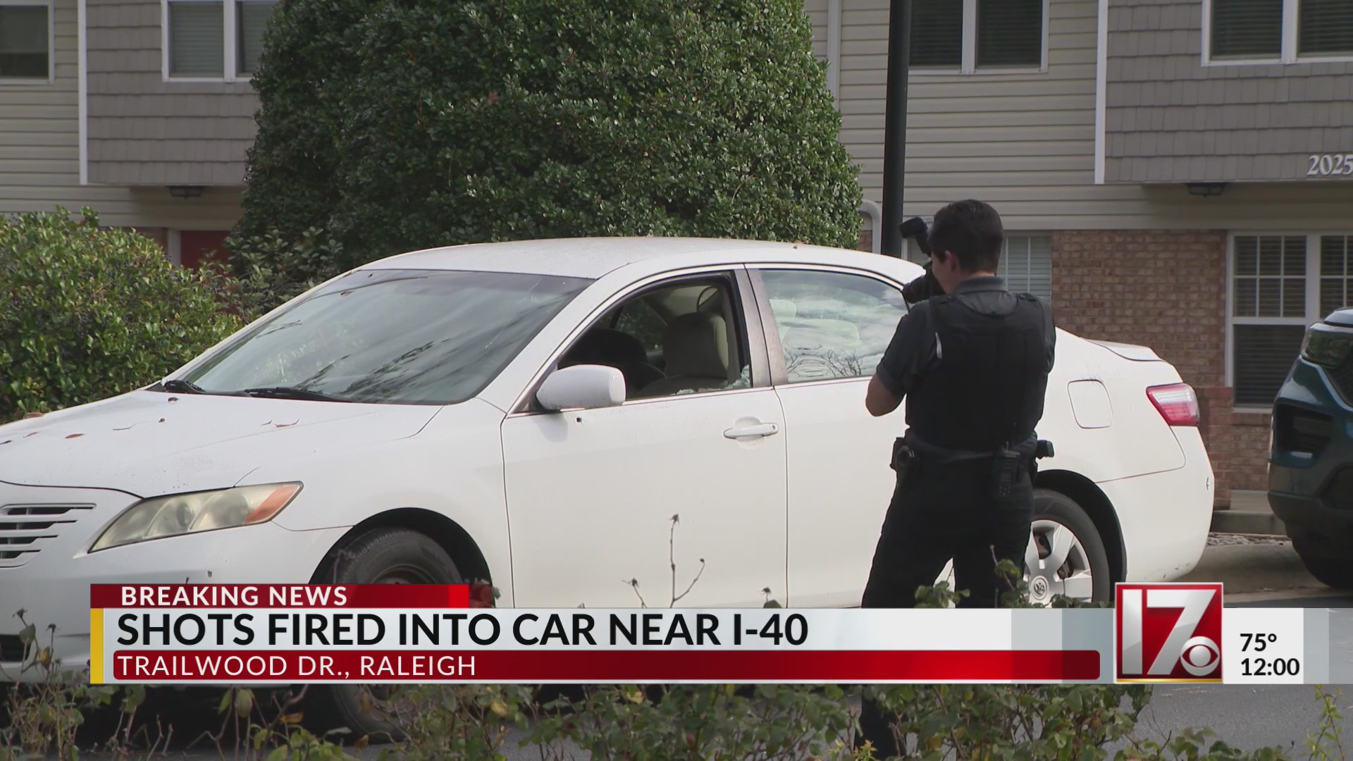 Police investigating gunshots fired into car near I-40 in Raleigh ... Police investigating gunshots fired into car near I-40 in Raleigh ...
