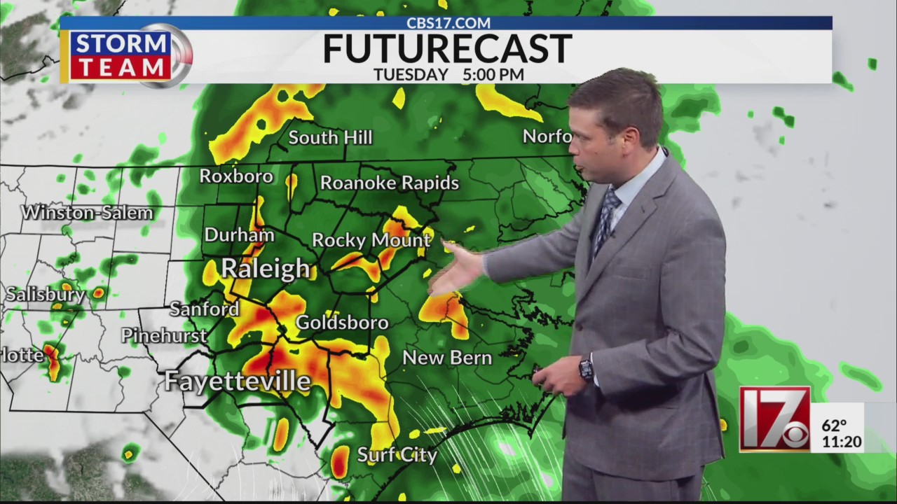 Lance Blocker’s Monday weather forecast – CBS17.com