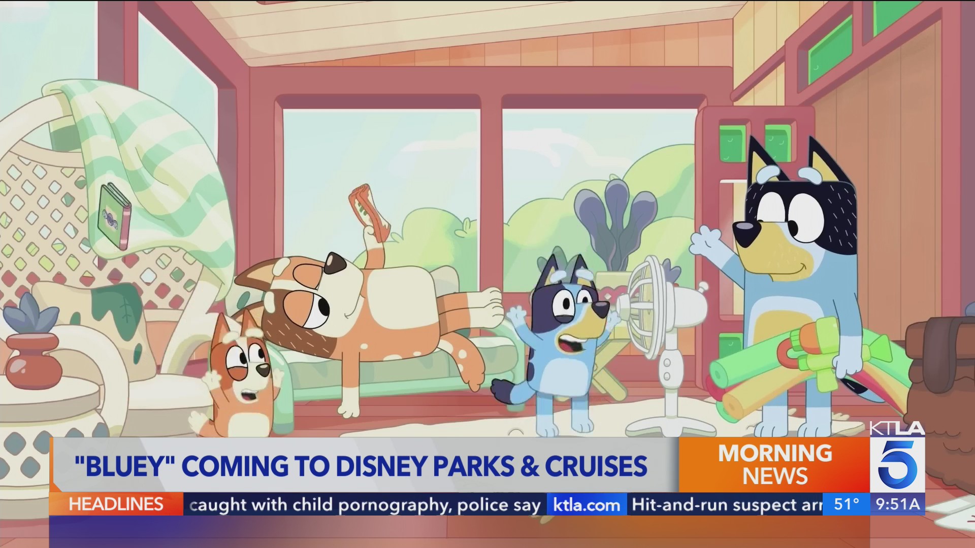 ‘Bluey’ coming to Disney parks and cruise line – KTLA