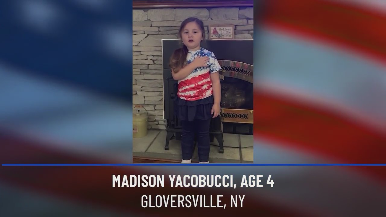 Madison gives us our daily Pledge of Allegiance! – NEWS10 ABC