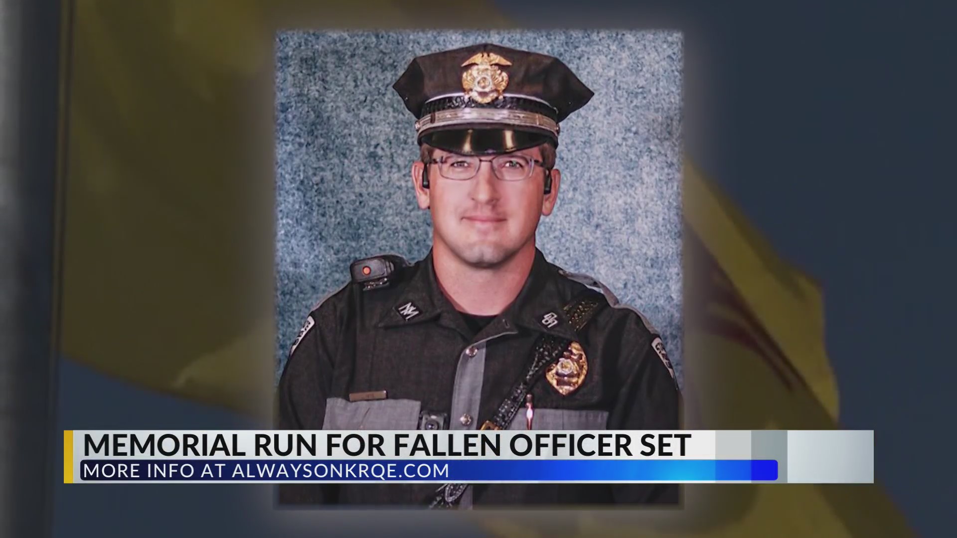 New Mexico State Police to hold memorial run for fallen officer – KRQE ...