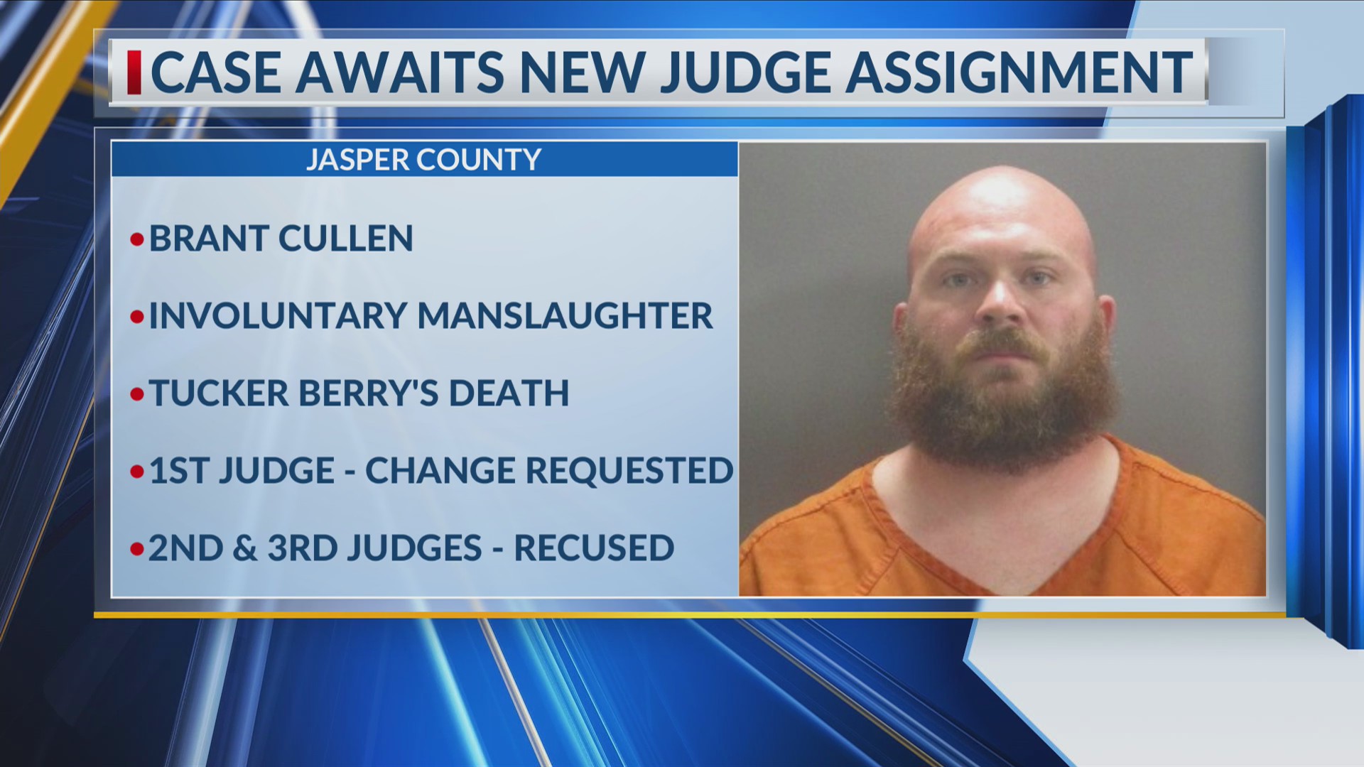 Brant Cullen’s case awaits new judge assignment – KSNF/KODE ...