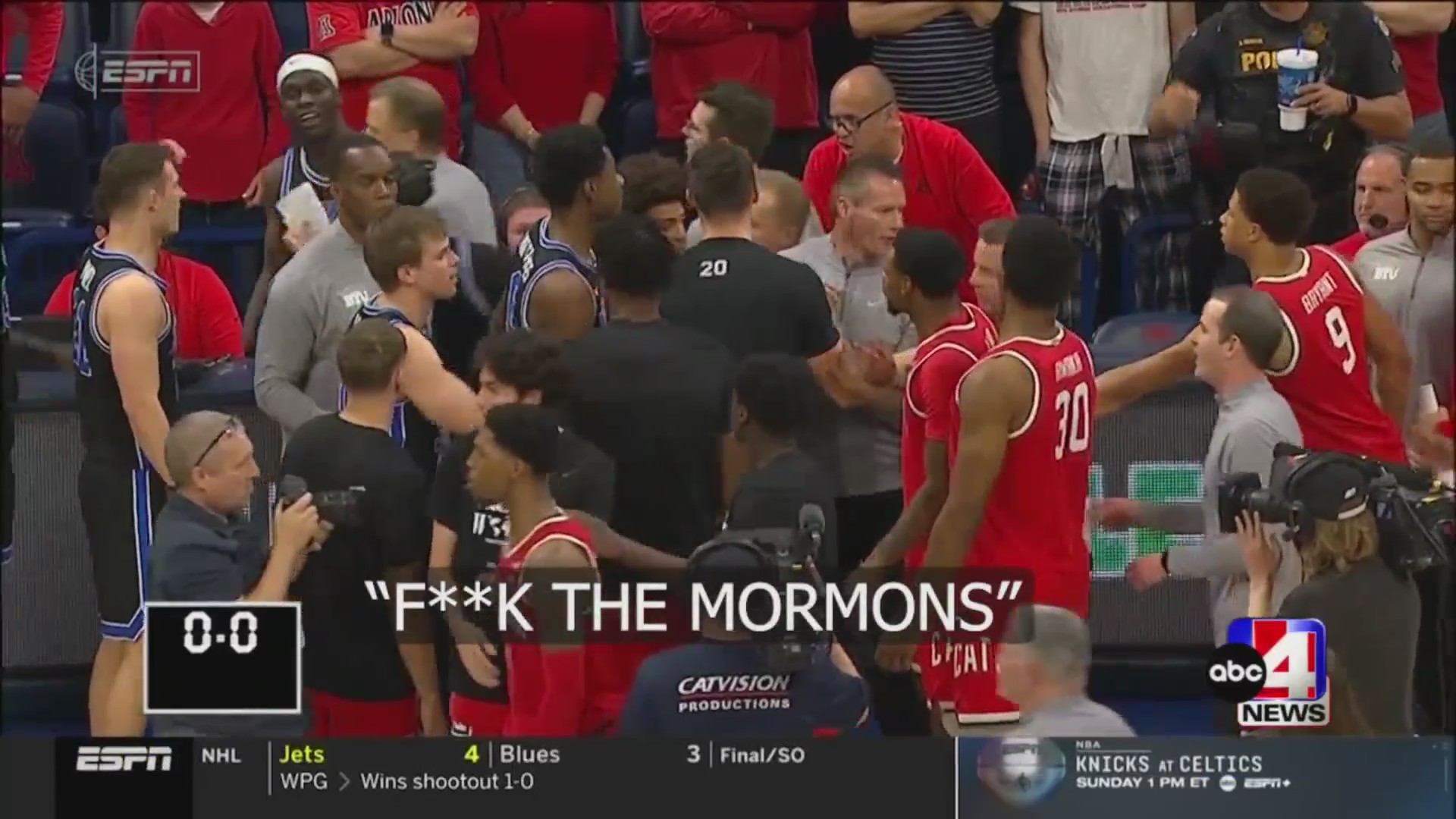Arizona fans yell offensive chant targeting LDS Church following loss ...