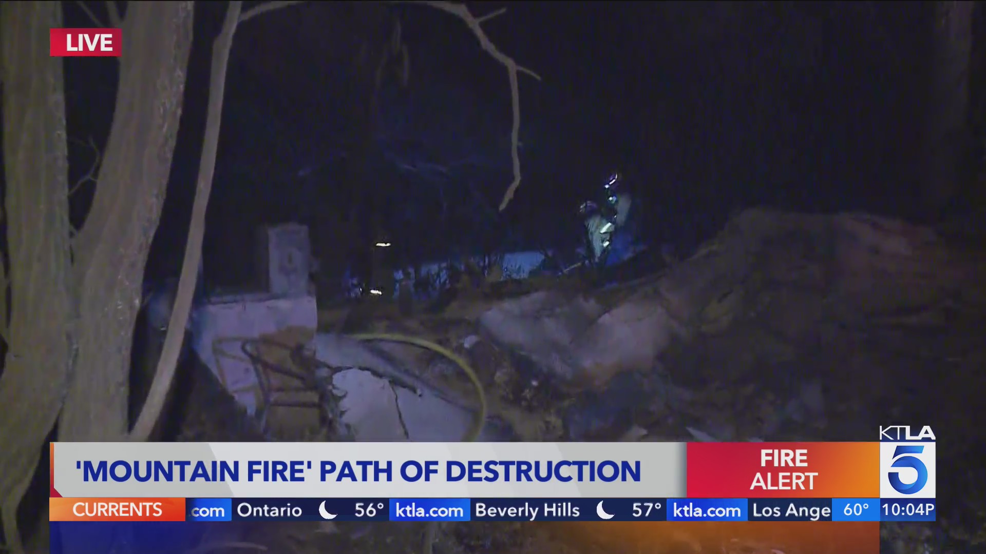 Mountain Fire path of destruction leaves home devastated – KTLA