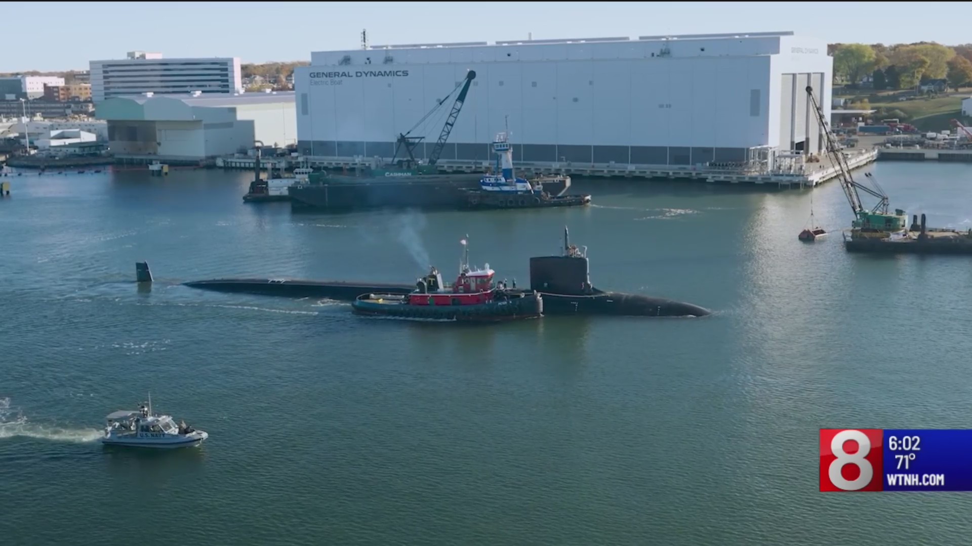 Electric Boat President sits down for exclusive interview with News 8 ...
