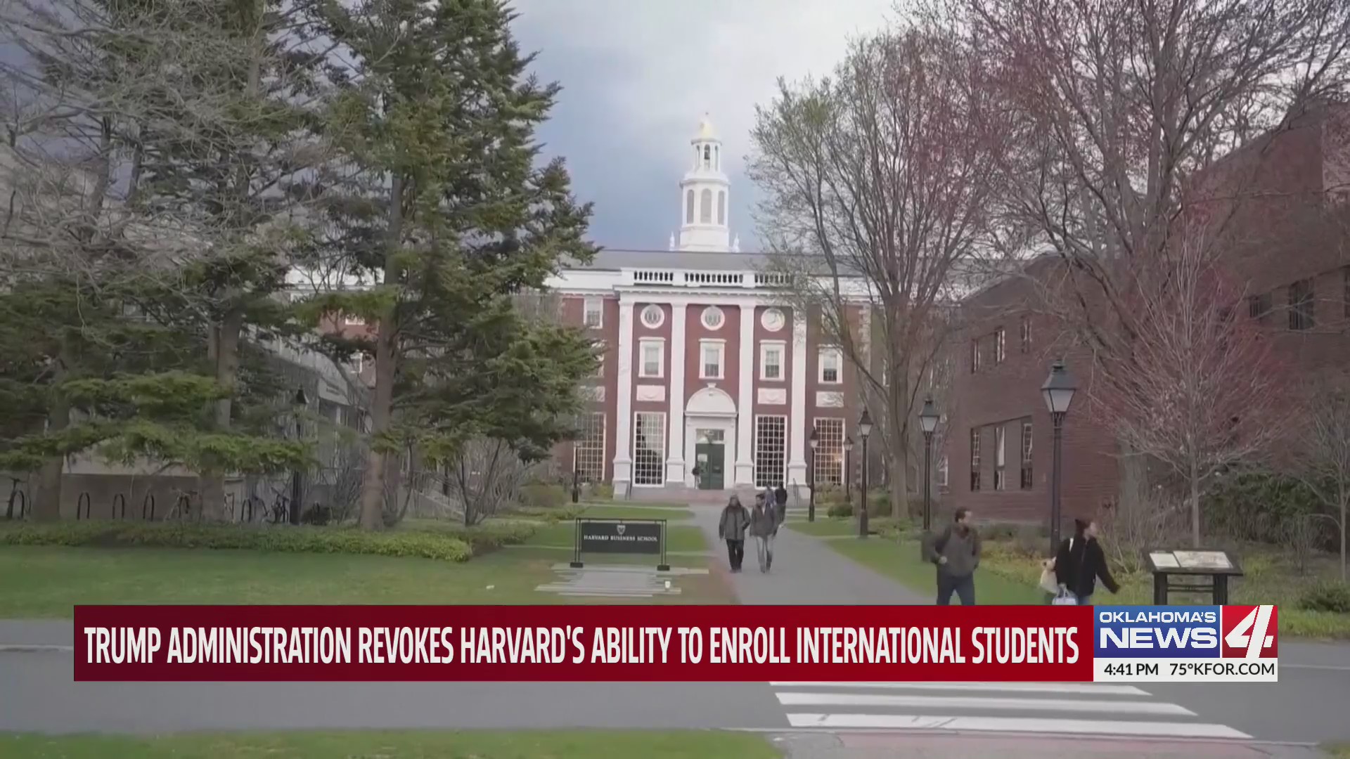 Trump administration revokes Harvard’s ability to enroll international students – KFOR.com ...