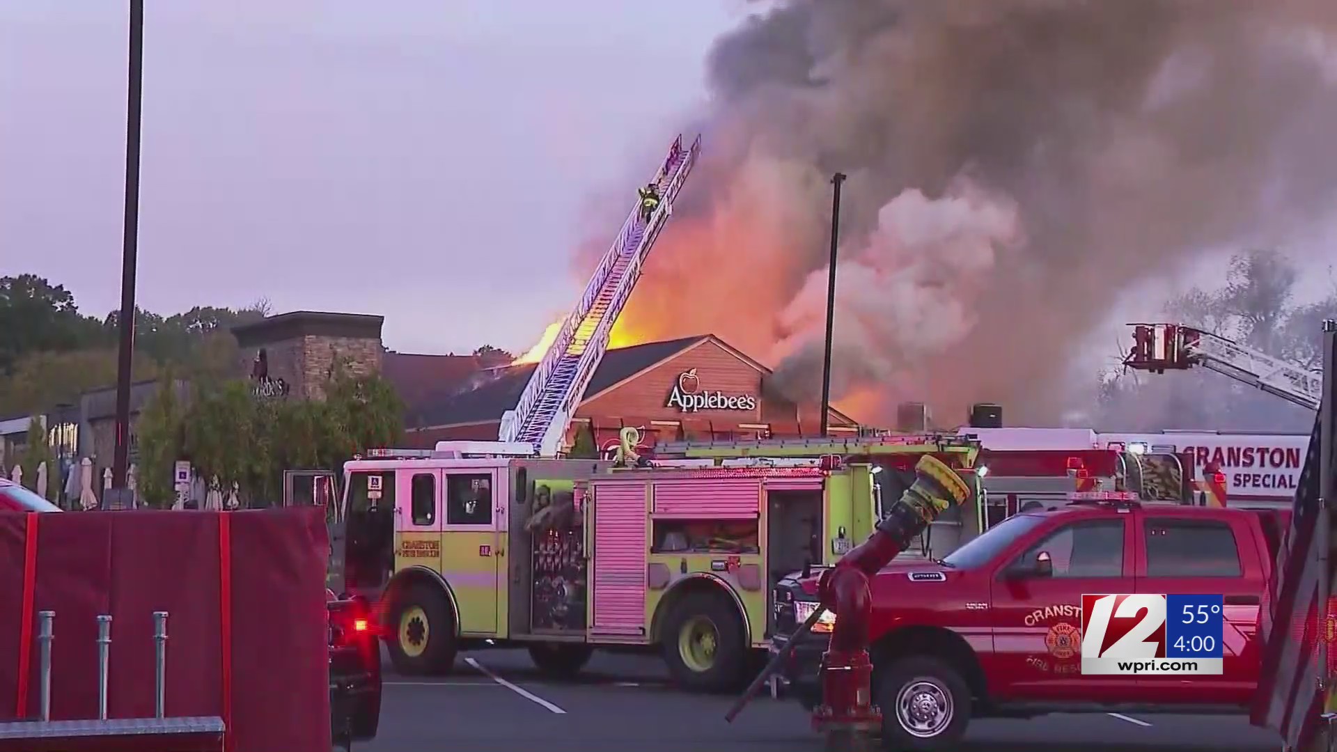 Applebee’s in Cranston deemed total loss after massive fire – WPRI.com
