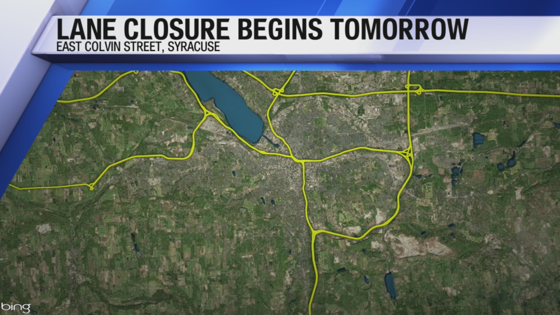 East Colvin Street in Syracuse will be reduced to one lane – WSYR