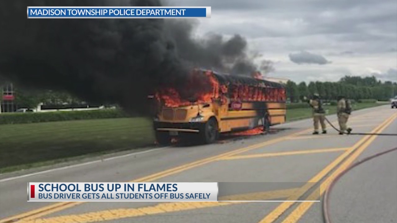Groveport Madison students evacuated after bus catches fire – NBC4 WCMH-TV