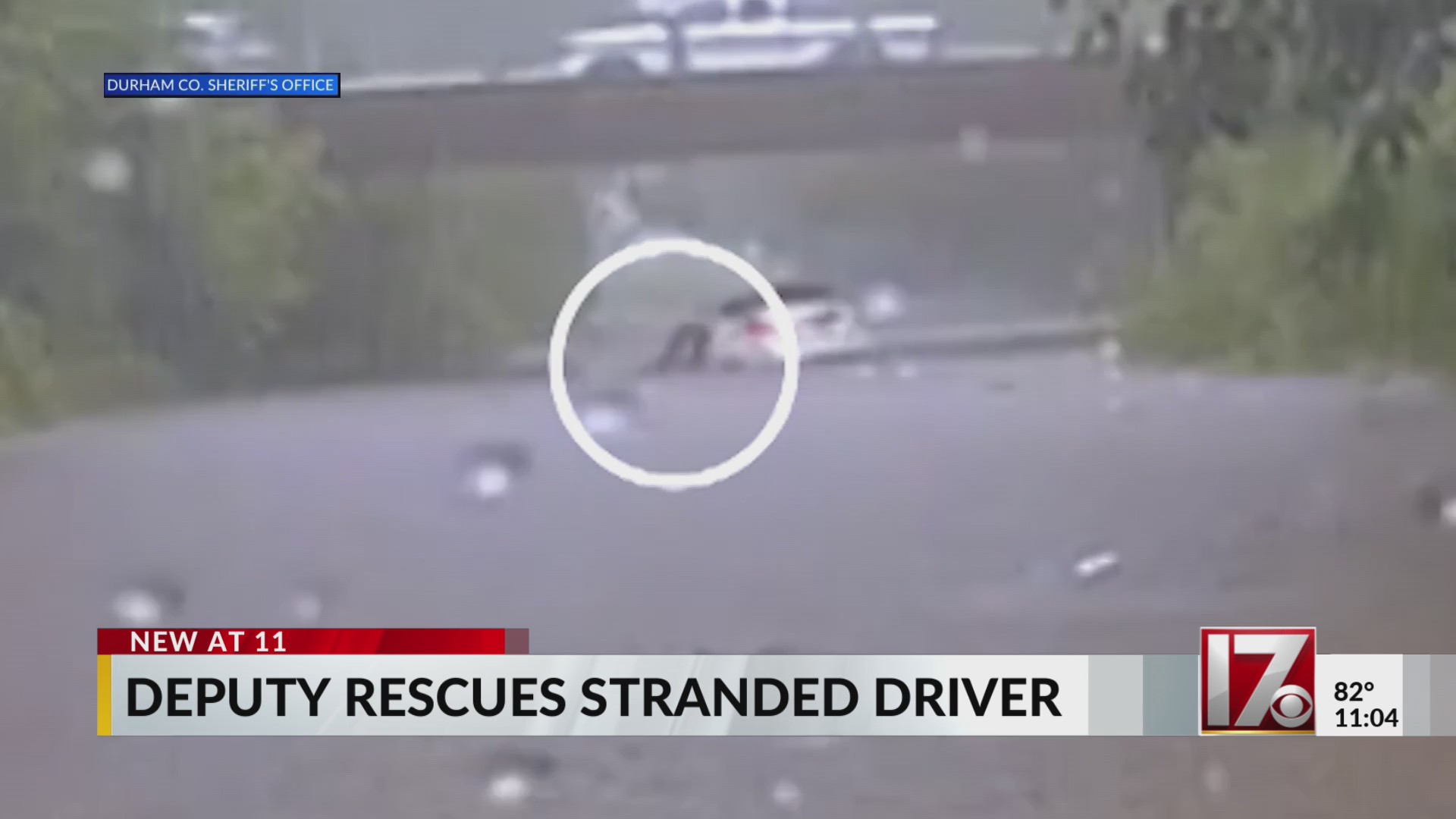 Dashcam video shows Durham County deputy rescue driver from flood ...