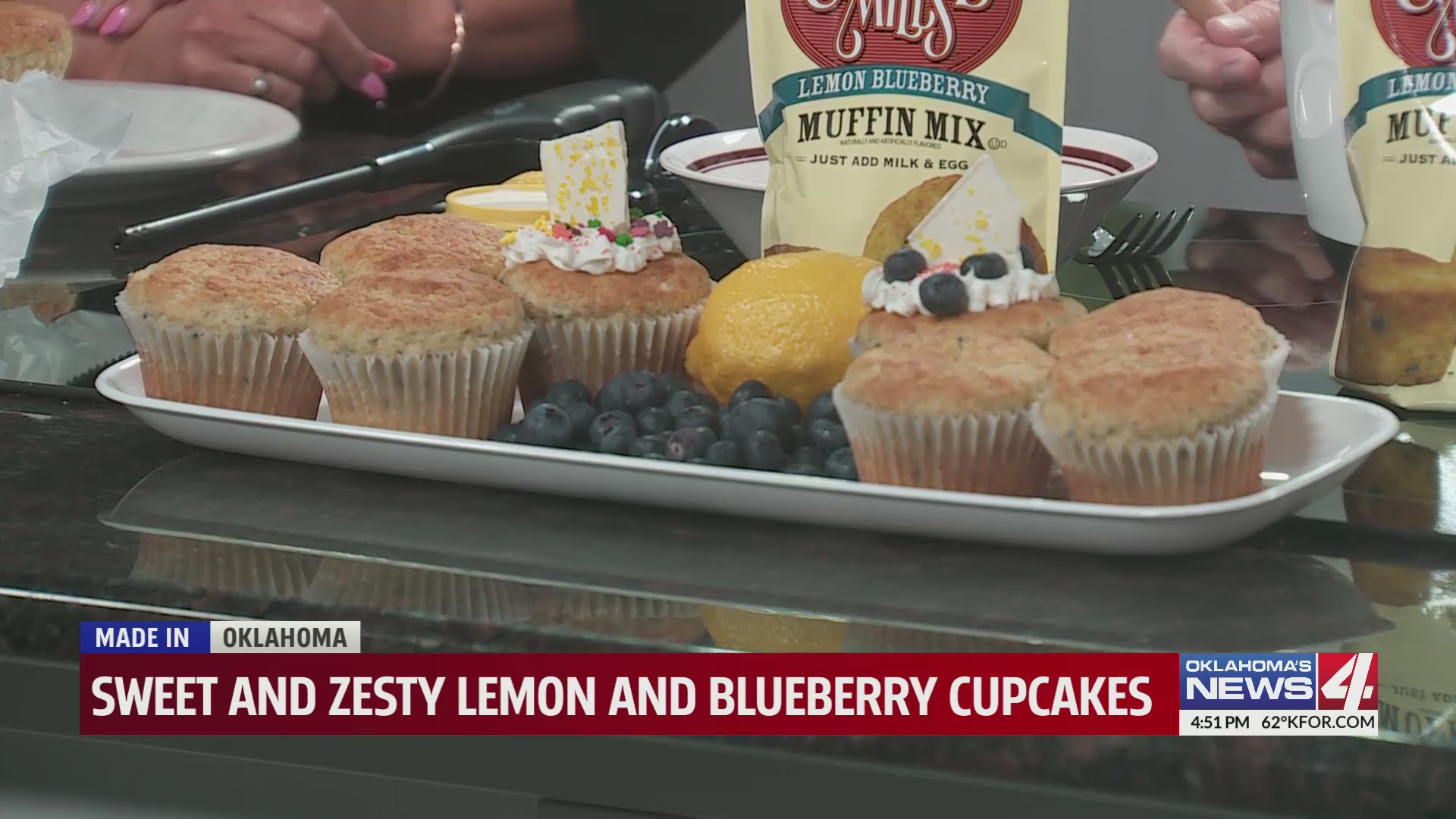 Sweet and zesty lemon and blueberry cupcakes – KFOR.com Oklahoma City