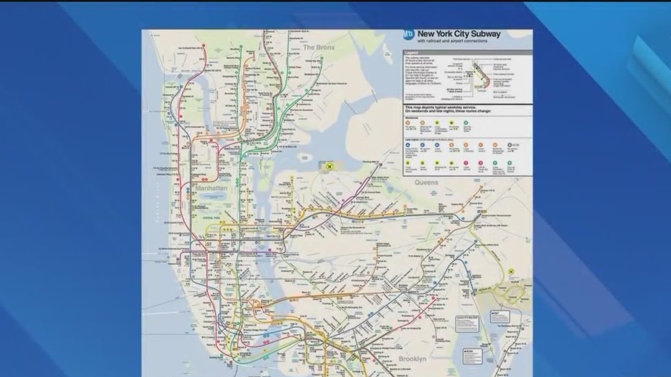 MTA unveils new subway map for first time in 50 years – PIX11