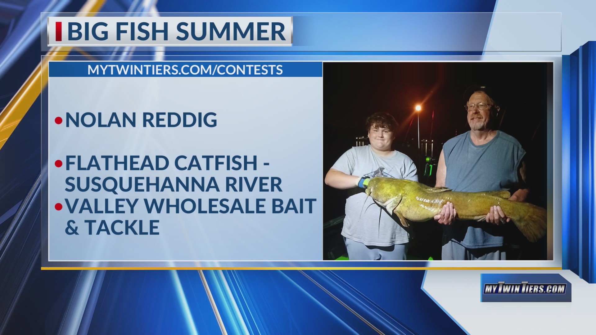Big Fish Summer – Nolan Reddig’s monster Flathead Catfish – WETM ...