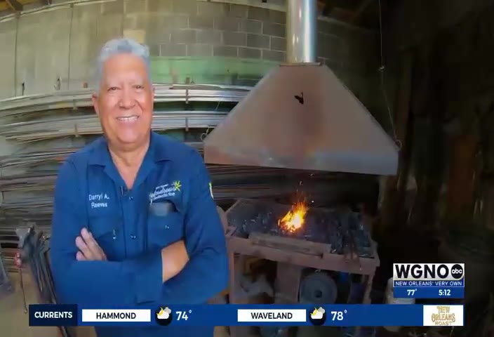 New Orleans blacksmith creates lightning rod to sit atop ‘Tiana’s Bayou ...