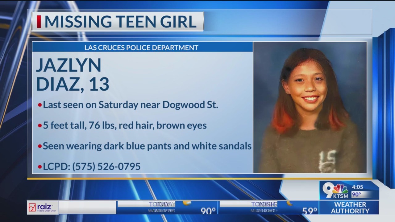 Las Cruces PD seeking missing teen girl – KTSM 9 News