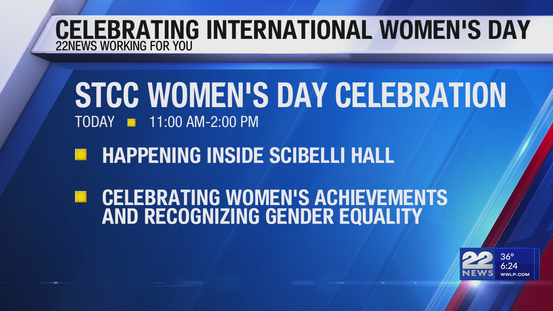 STCC to host International Women’s Day Celebration – WWLP
