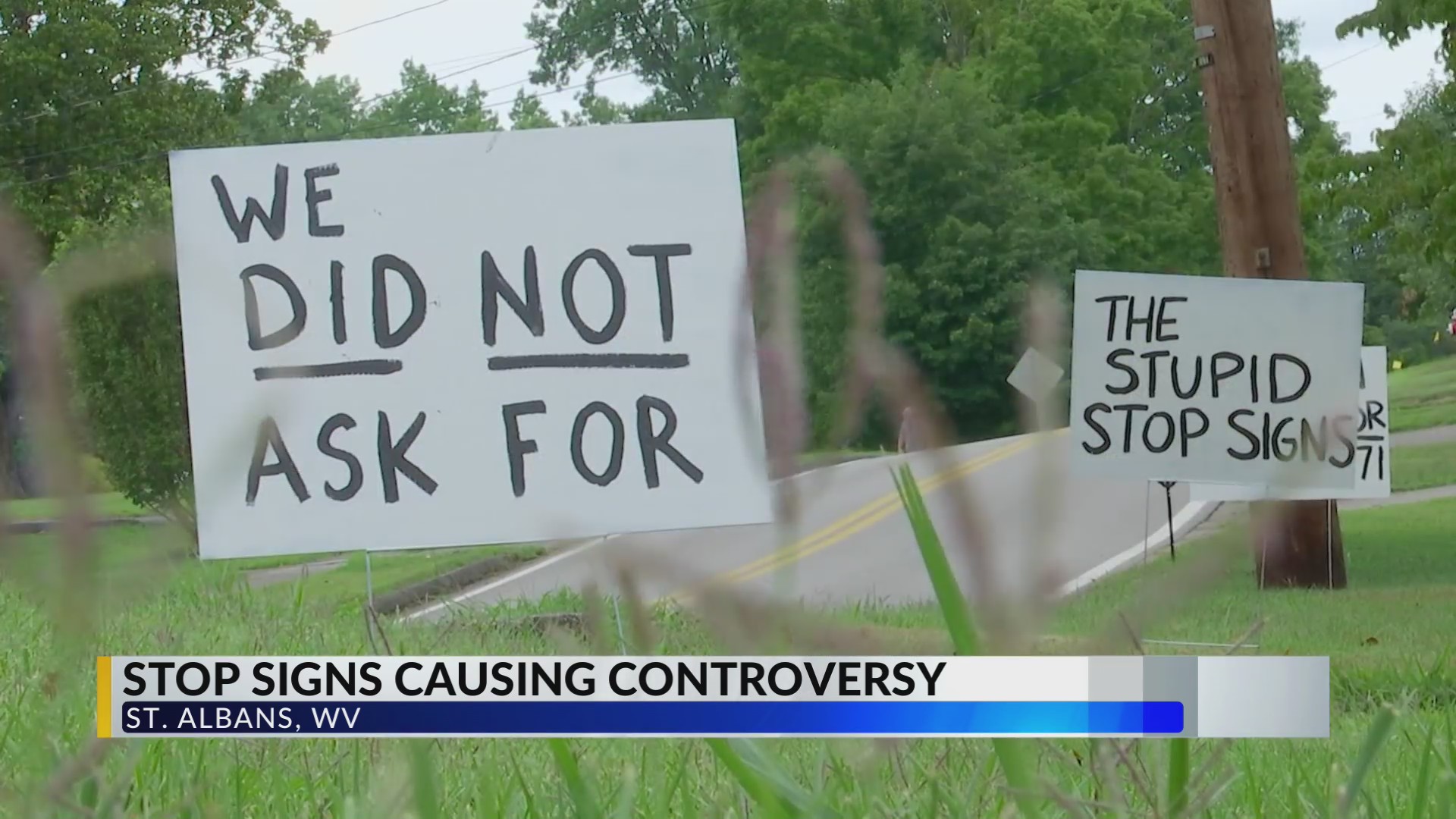St. Albans resident facing backlash over ‘stupid stop signs’ – WOWK 13 News