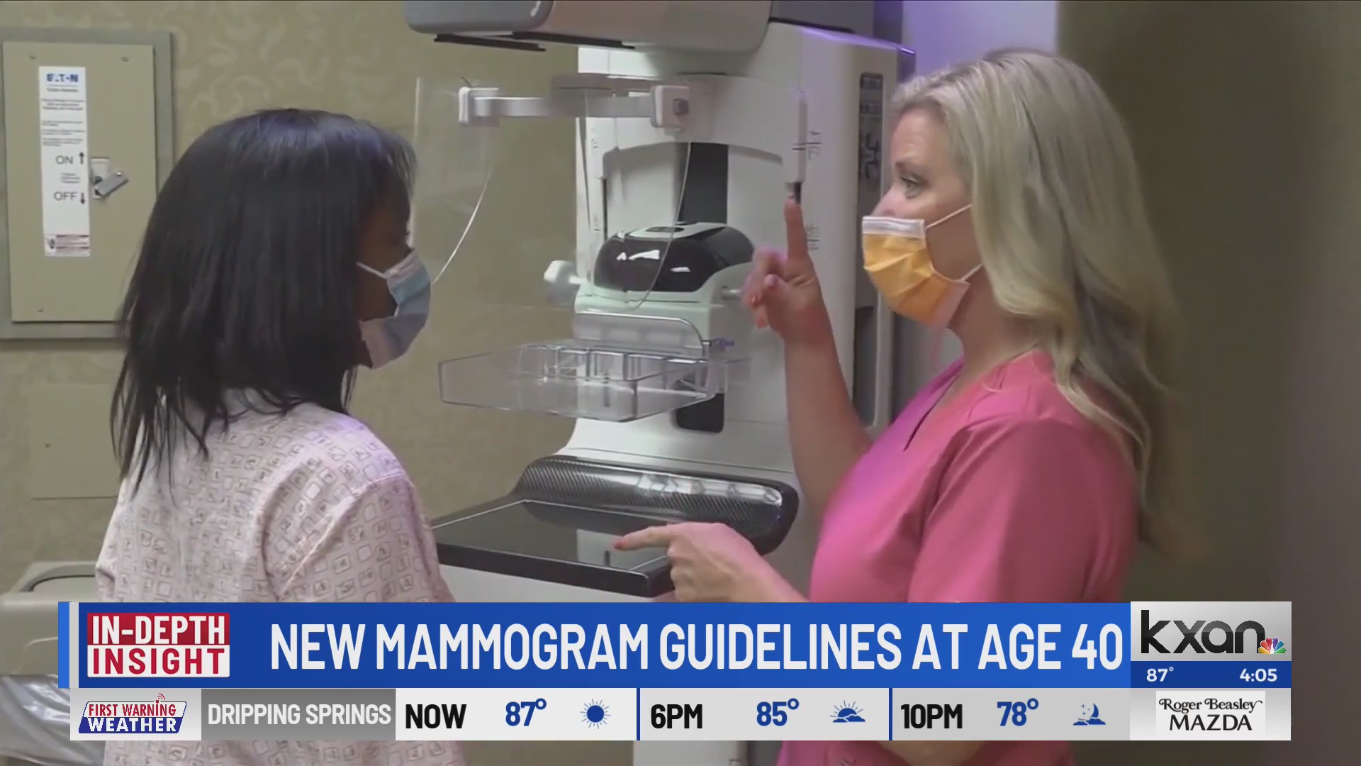 New guidelines recommend mammograms at age 40 – KXAN Austin