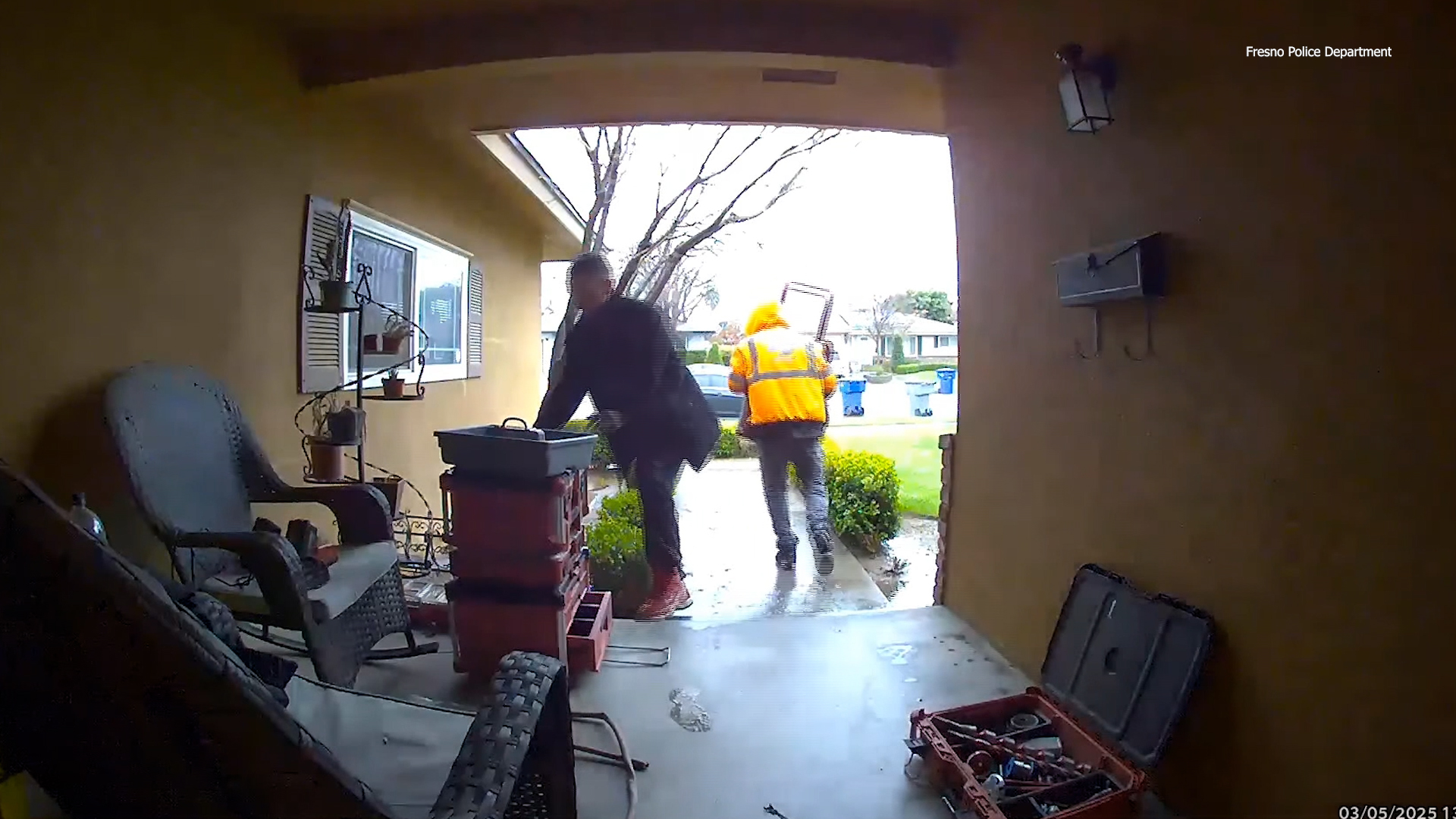 Fresno Police seek suspects in front porch tool theft – CBS47 and KSEE24 | News from ...