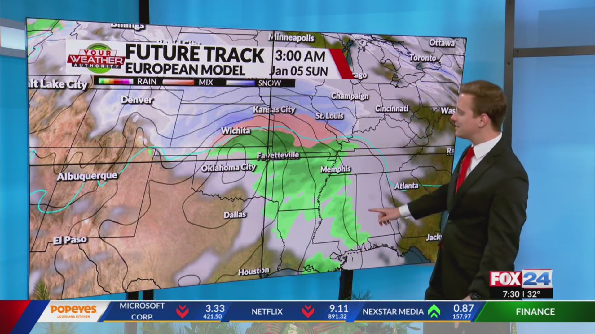 New Year’s Day 2025 Morning Forecast – KNWA FOX24