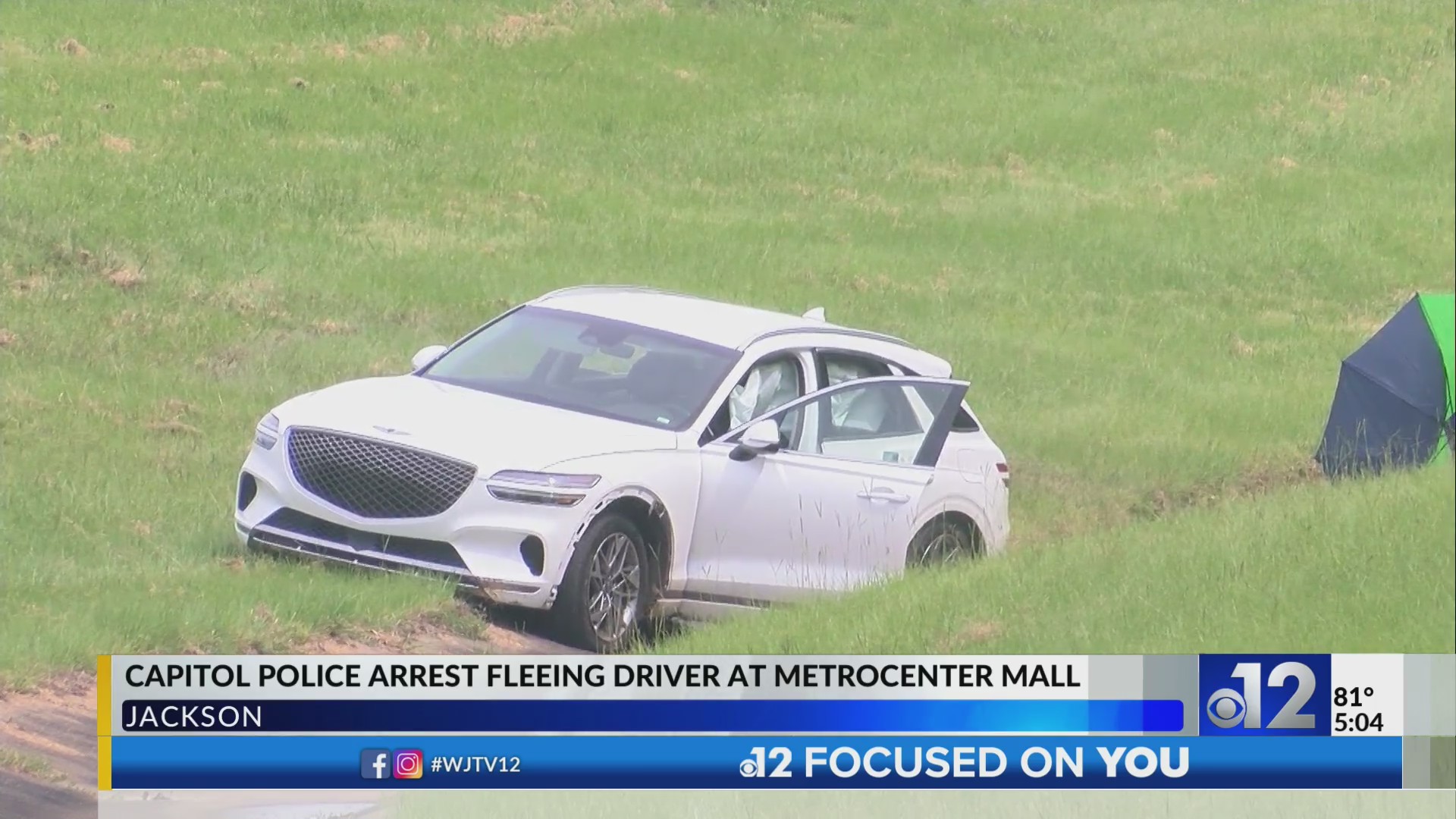 Capitol police arrest fleeing driver at Metrocenter Mall – WJTV